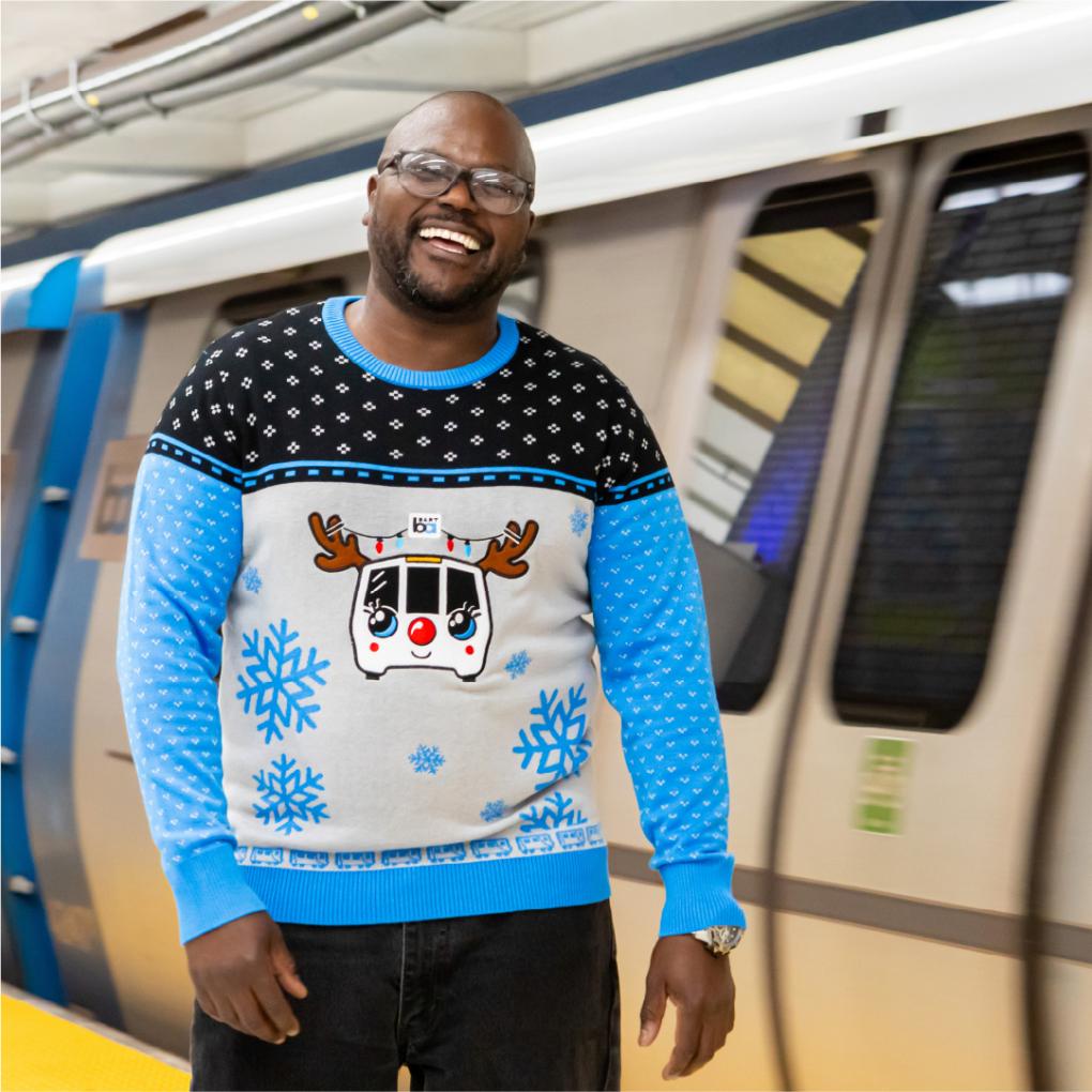 BART's 2024 Holiday Sweater pre-sale is now live on Railgoods with new items and discount codes ...